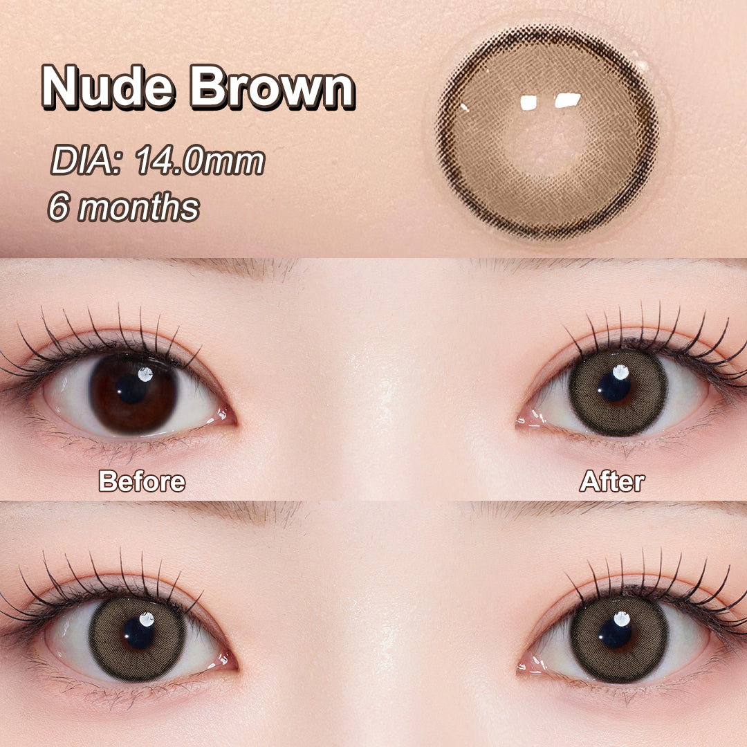 Magister Roze Nude Brown Colored Contacts – Lensgoo Vision MY